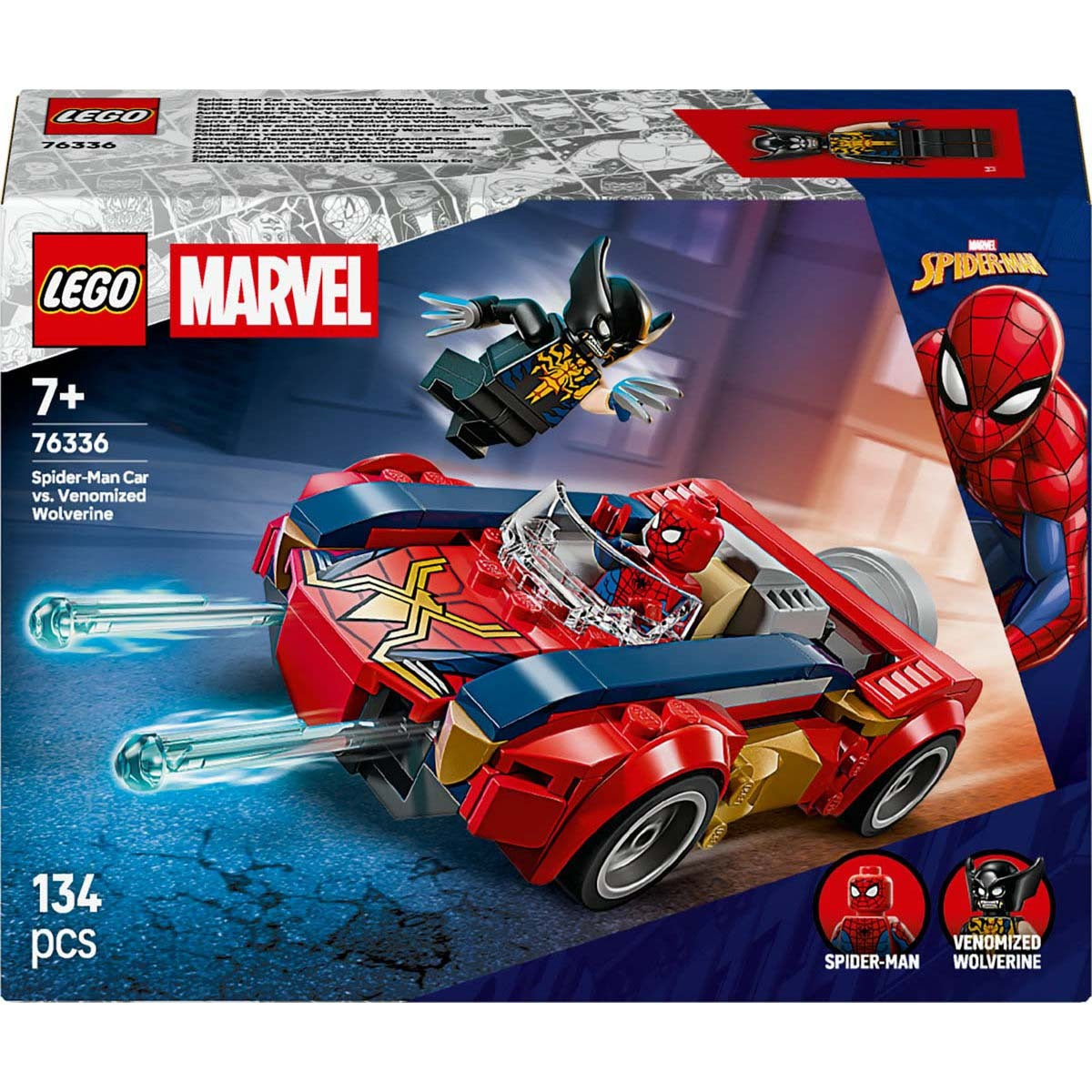 COMING SOON LEGO Super Heroes Marvel 76336 Spider-Man Car vs Venomized ...