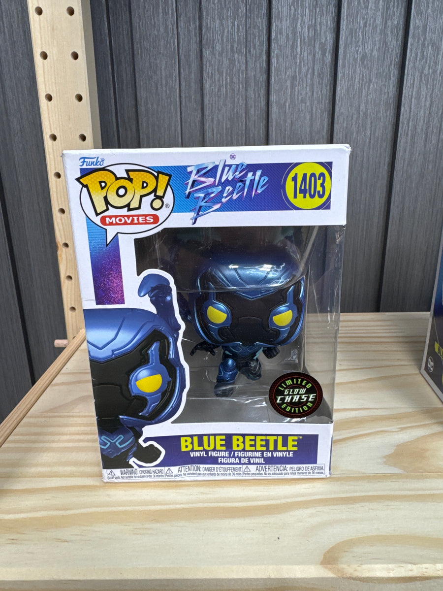 PRE LOVED Funko Pop! DC #1403 Blue Beetle CHASE! – The Geek In Me