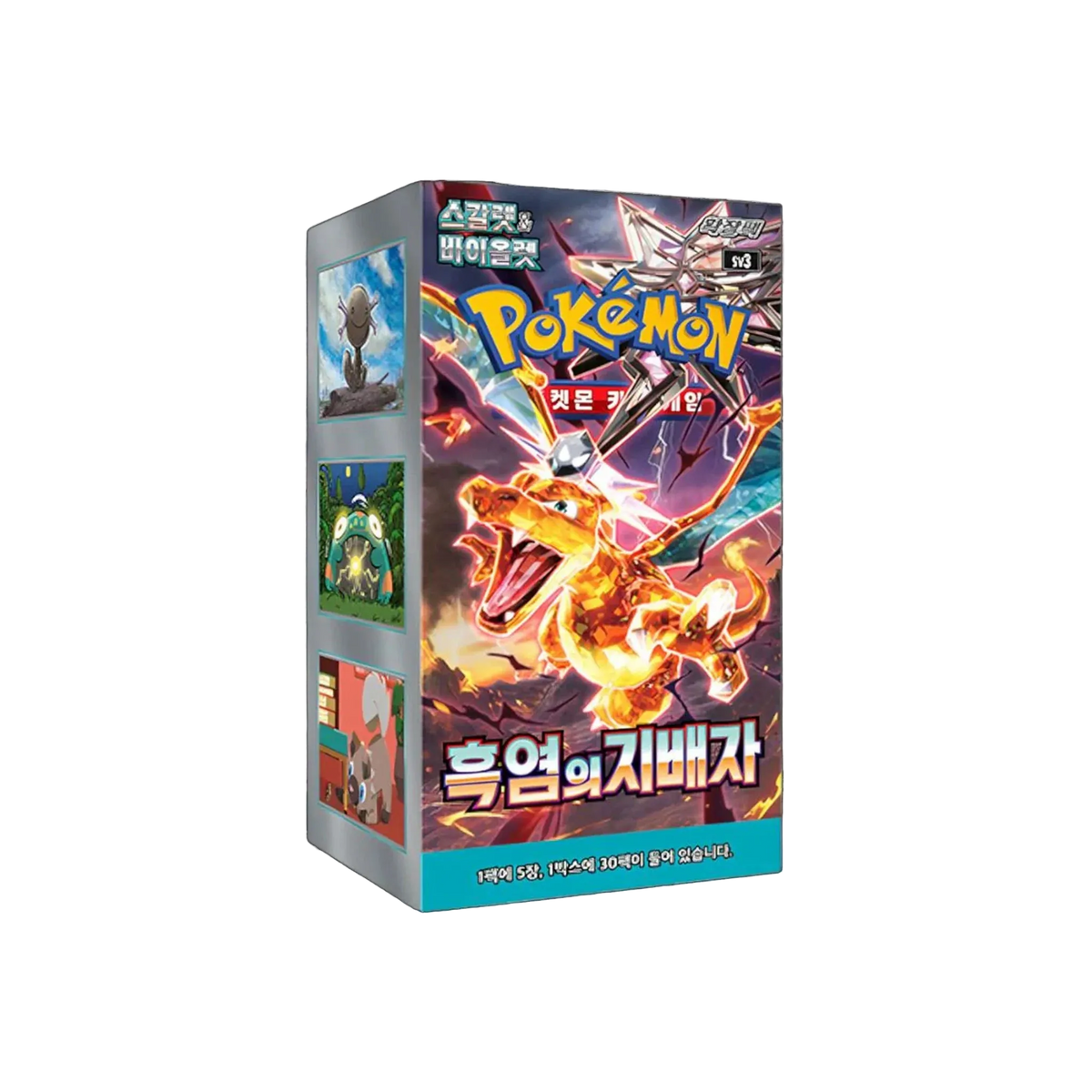 COMING SOON Pokemon RULER OF THE BLACK FLAME BOOSTERS KOREAN SV3 TCG T ...