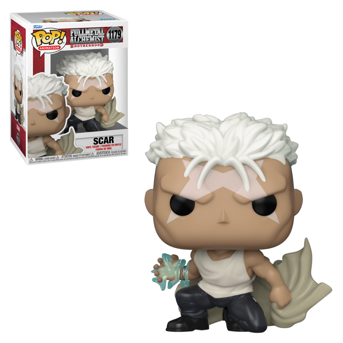 PRE LOVED Funko Pop! Anime #1179 Full Metal Alchemist Scar – The Geek In Me