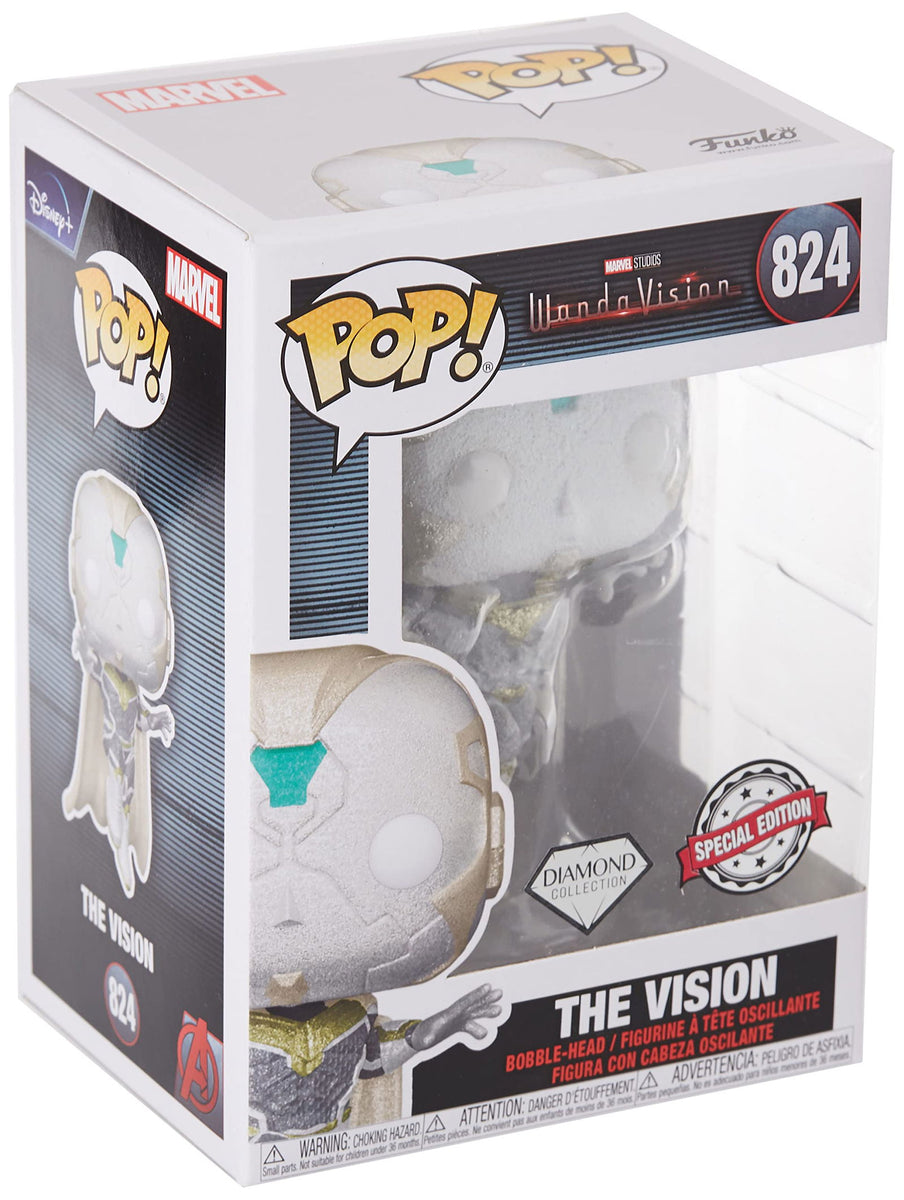 PRE LOVED Funko Pop! Marvel #824 The Vision (diamond) – The Geek In Me