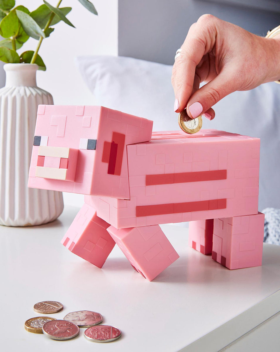 Minecraft Pig Money Bank – The Geek In Me