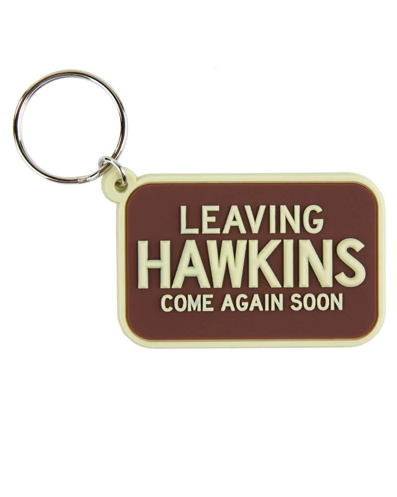 Stranger Things Rubber Keyring Leaving Hawkins – The Geek In Me