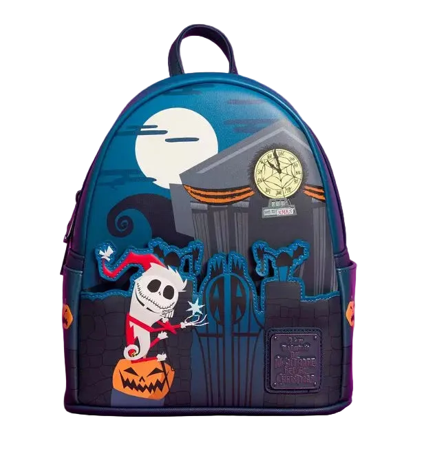 Loungefly - TNBC Santa Jack Graveyard Mini Backpack – The Geek In Me