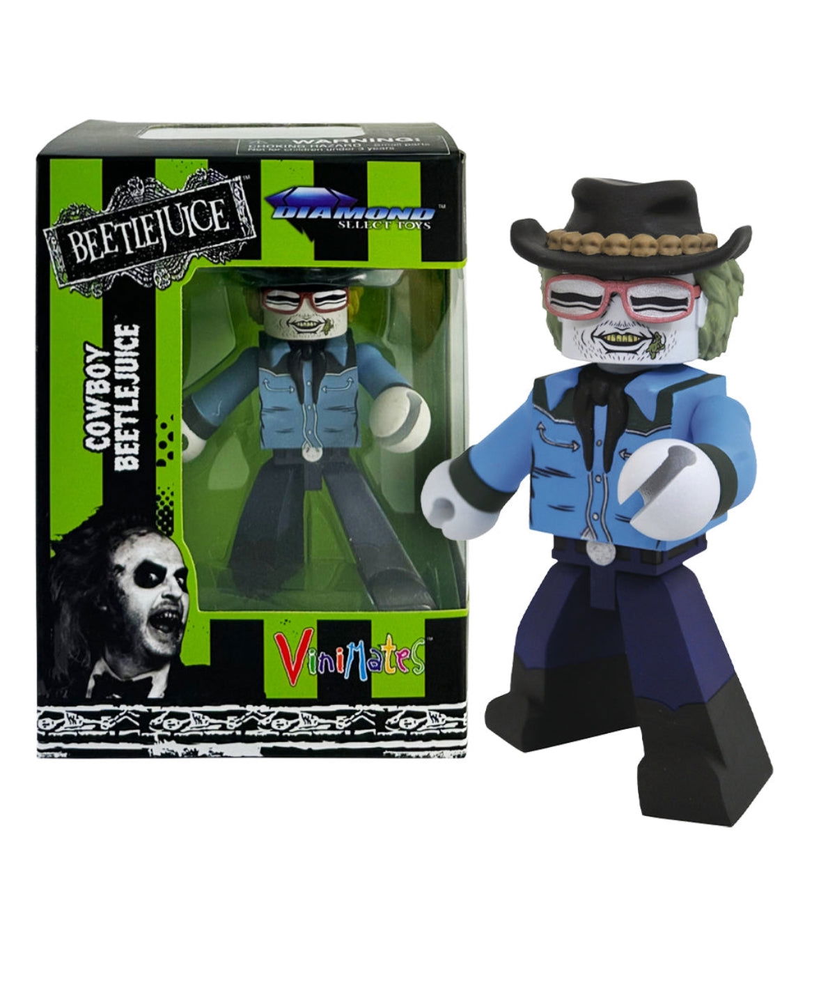 Vinimates Beetlejuice Cowboy Collectible Vinyl Figure – The Geek In Me